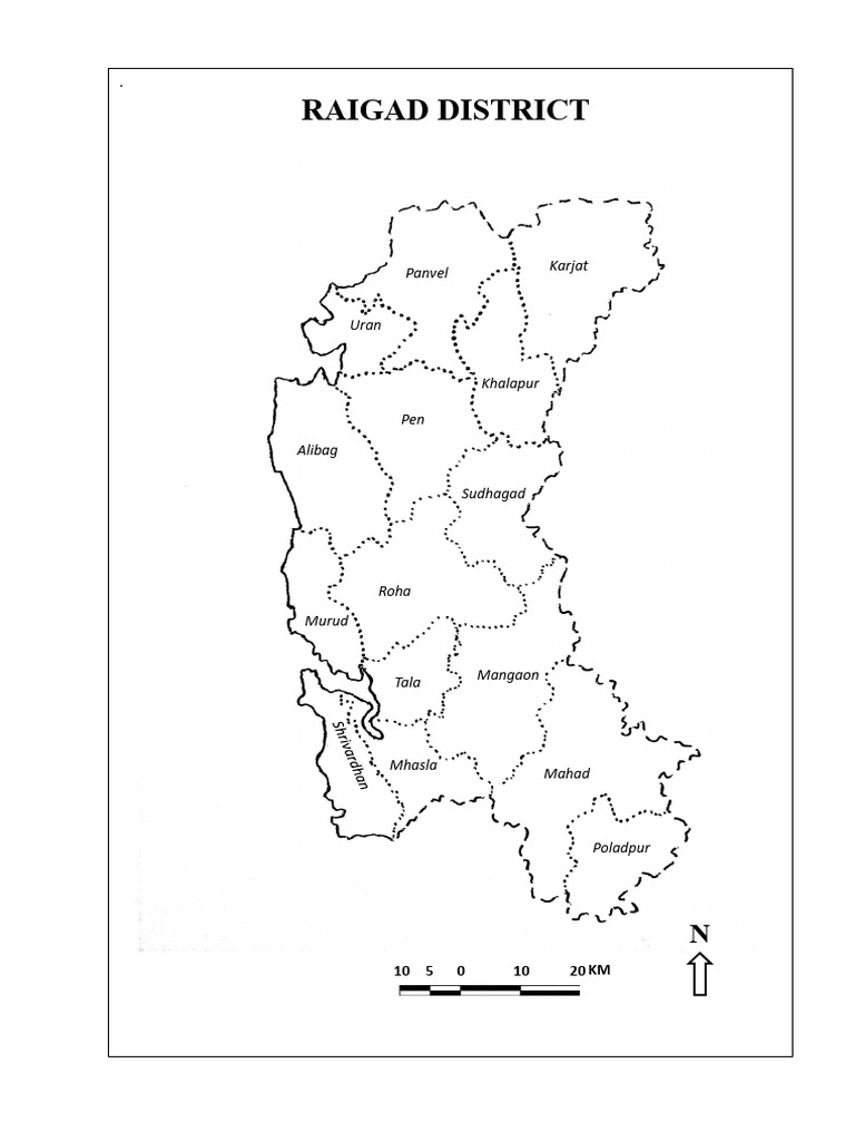 Raigad District Base Map | PDF