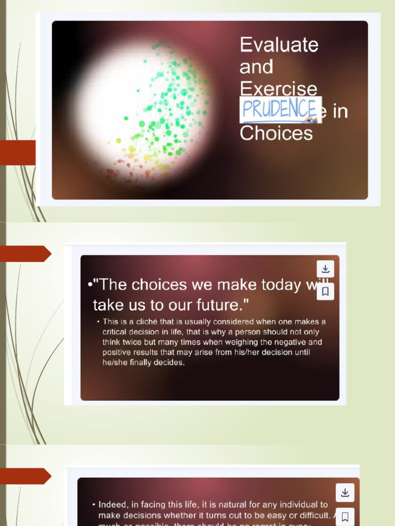 EVALUATE PRUDENCE | PDF