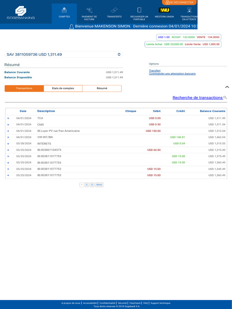 Sogebanking : Connexion et Transactions | PDF | Bancaire | Technologie ...