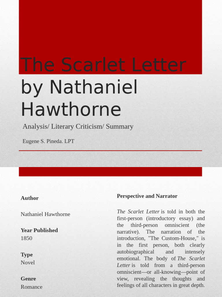 Scarlet-Letter | PDF | The Scarlet Letter | Nathaniel Hawthorne