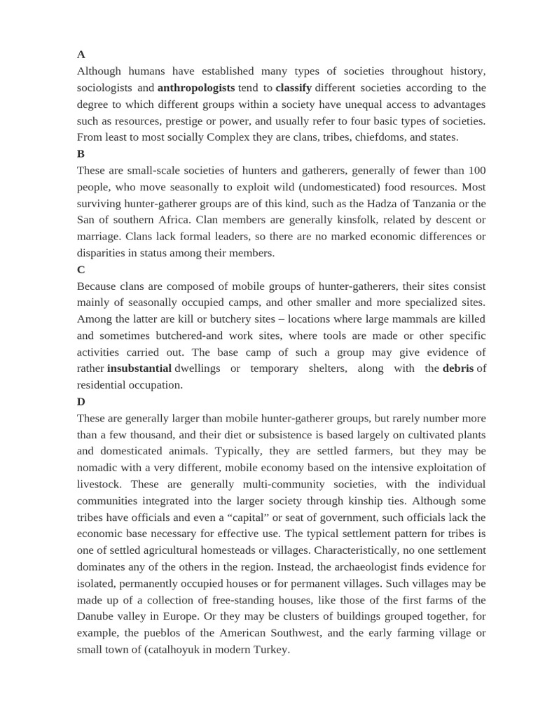 â | PDF | Society | Hunter Gatherer