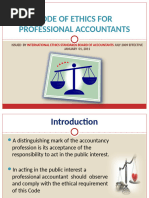 CA FINAL AUDIT-Professional Ethics Chart | PDF | Accounting | Consultant