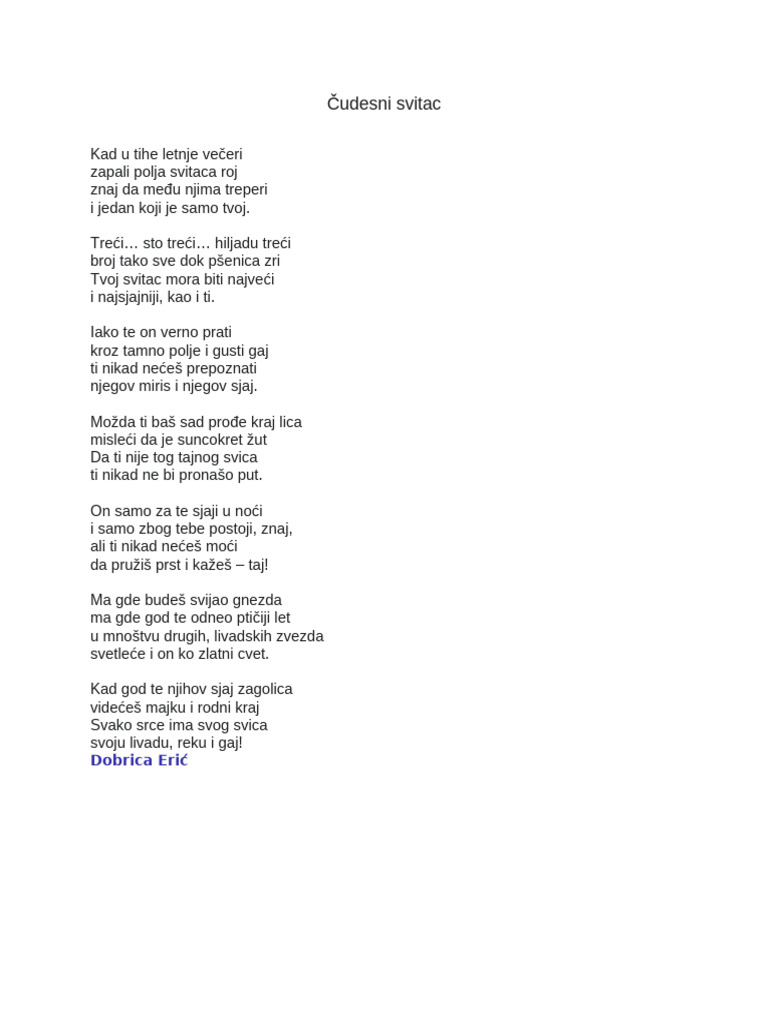 Čudesni Svitac | PDF