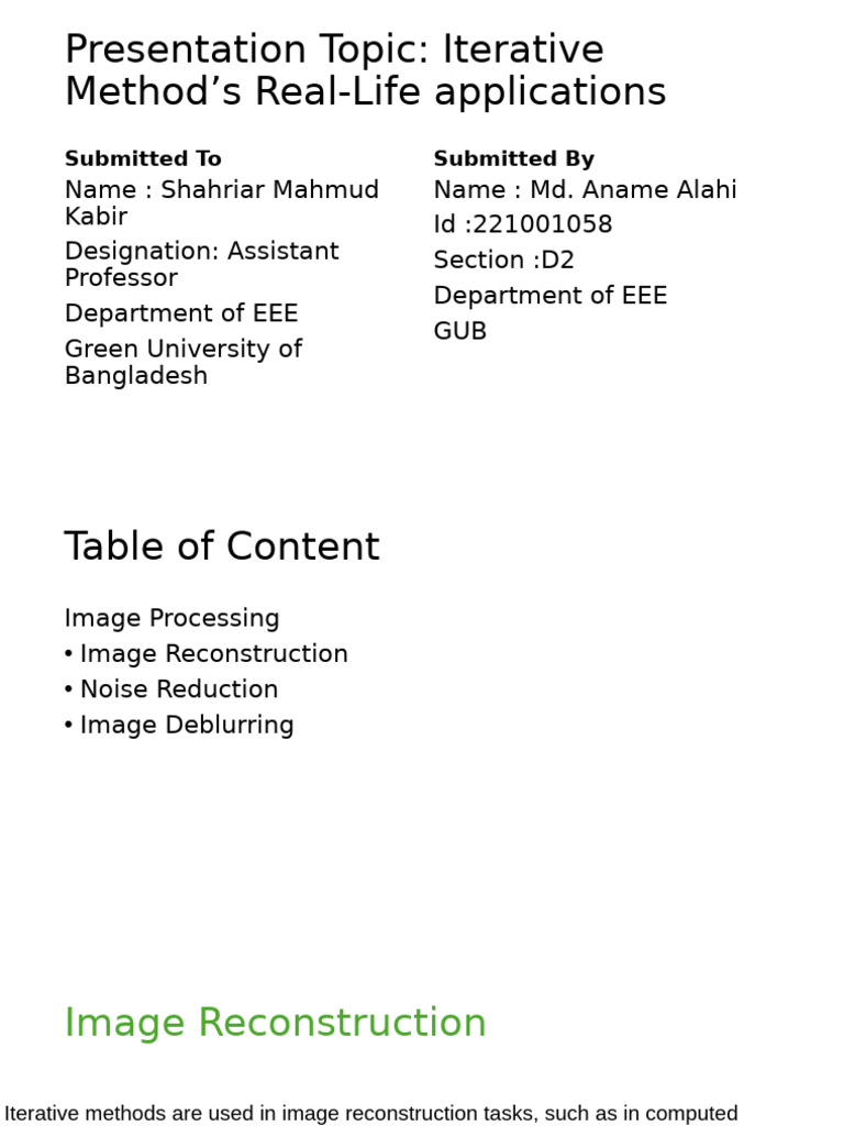 Iterative Method | PDF | Teaching Methods & Materials | Computers