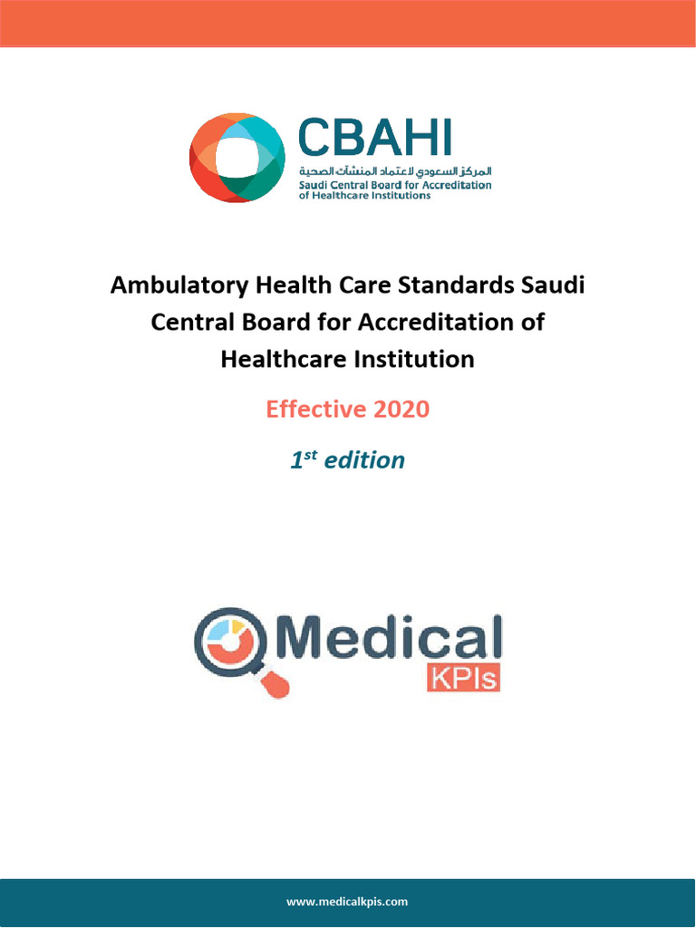 Ambulatory Health Care Standards (SAT) | PDF | Patient Safety ...