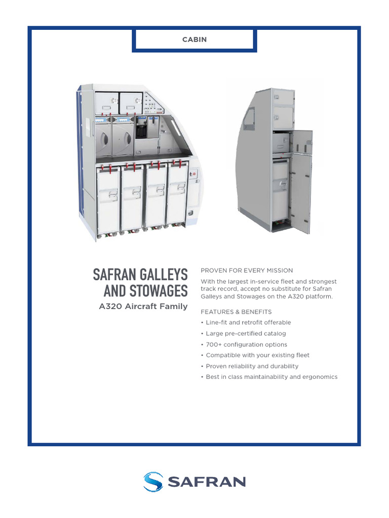 Galleys and stowage brochure | PDF | Airbus | Aircraft