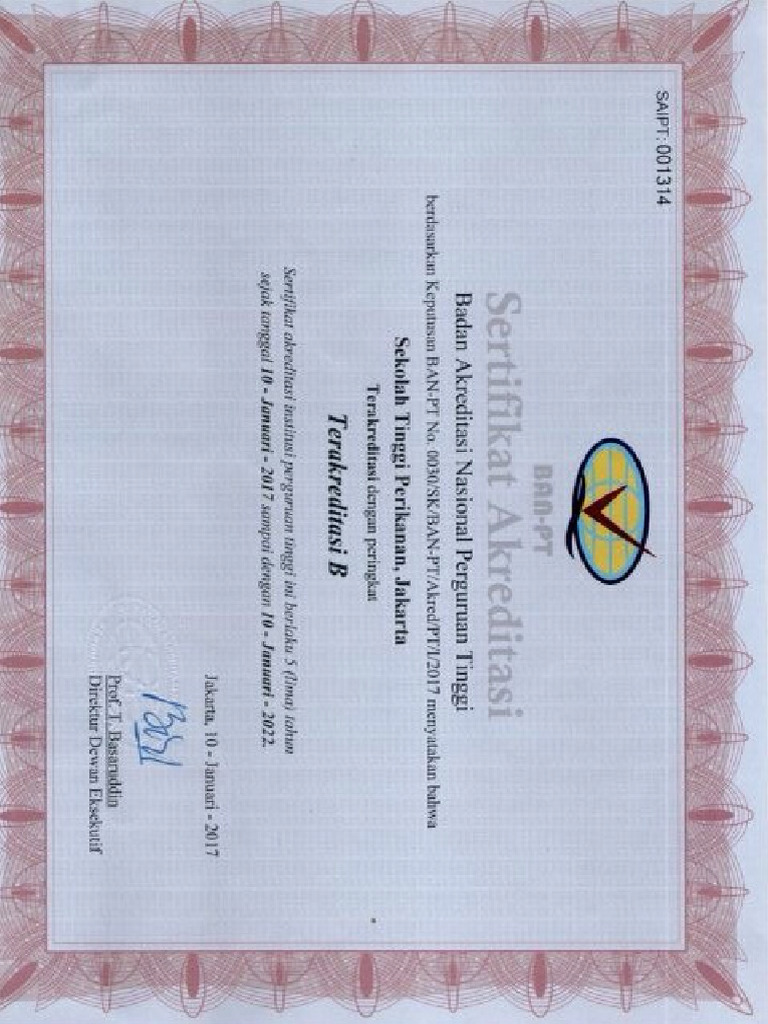 Akreditasi STP | PDF