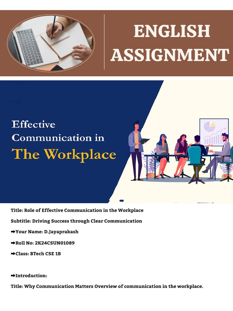 Effective Communication in the Workplace | PDF | Employment | Communication