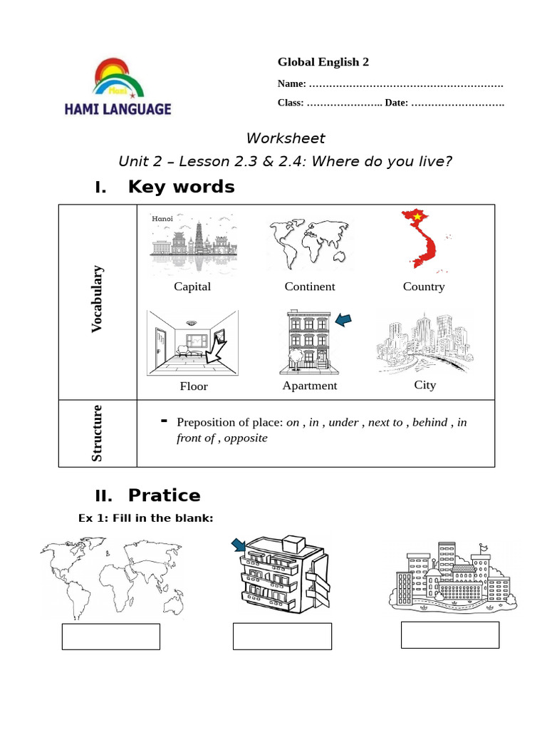 Unit 2 Lesson 2.3 & 2.4 | PDF | Games & Activities