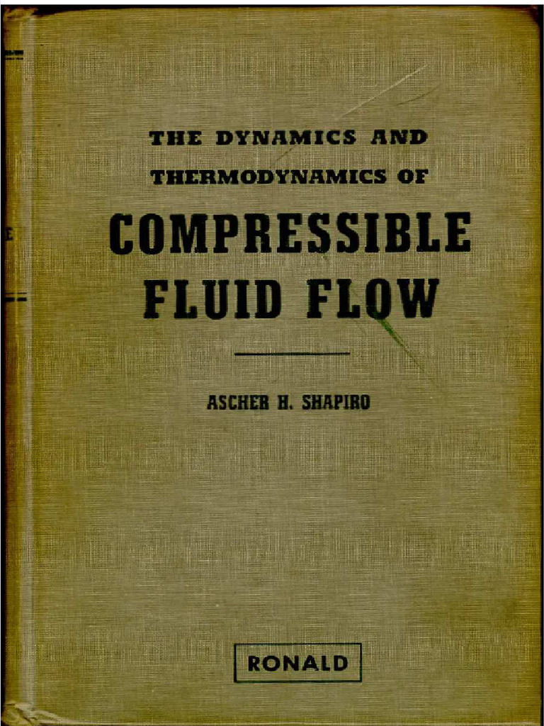 PDF Shapiro A The Dynamics and Thermodynamics of Compressible Fluid Flow Vol 2 Ronald Press Co ...