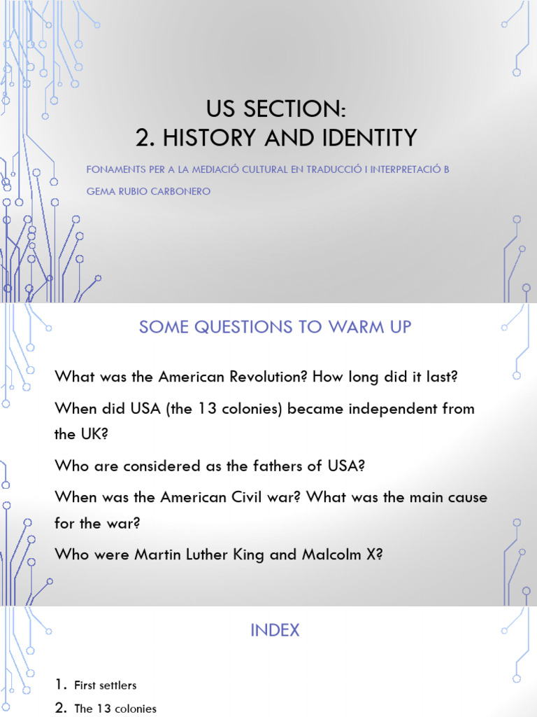 2. US History and Identity-2 | PDF | Thirteen Colonies | Slavery In The ...