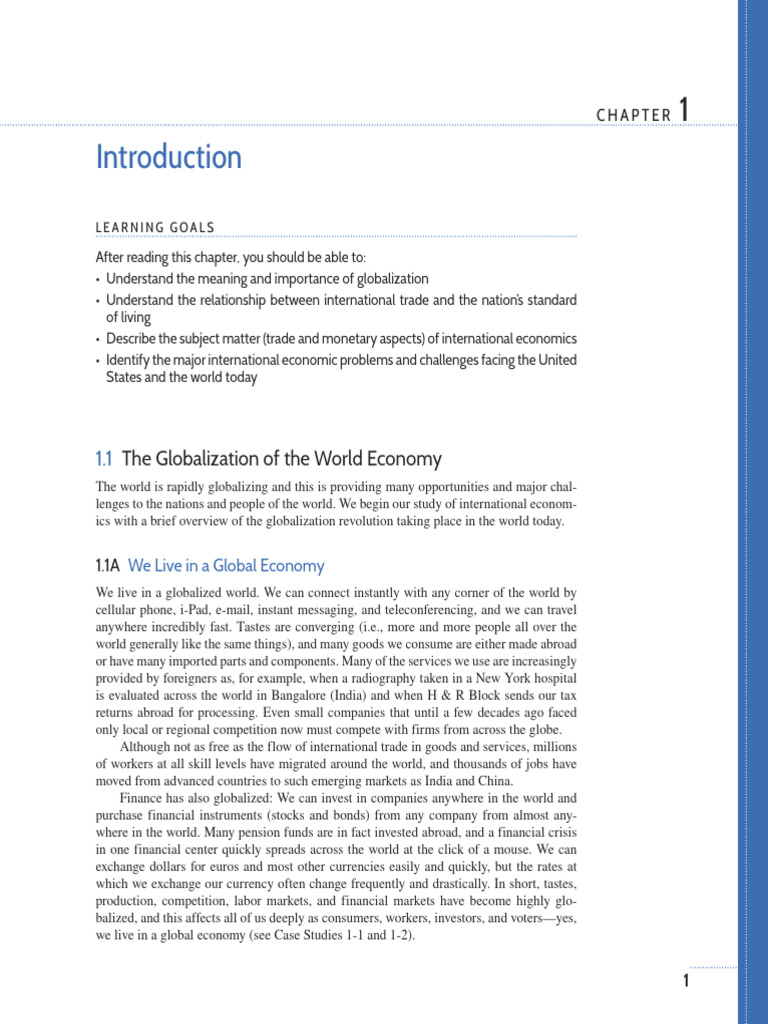 Chapter 1 | PDF | Globalization | Car
