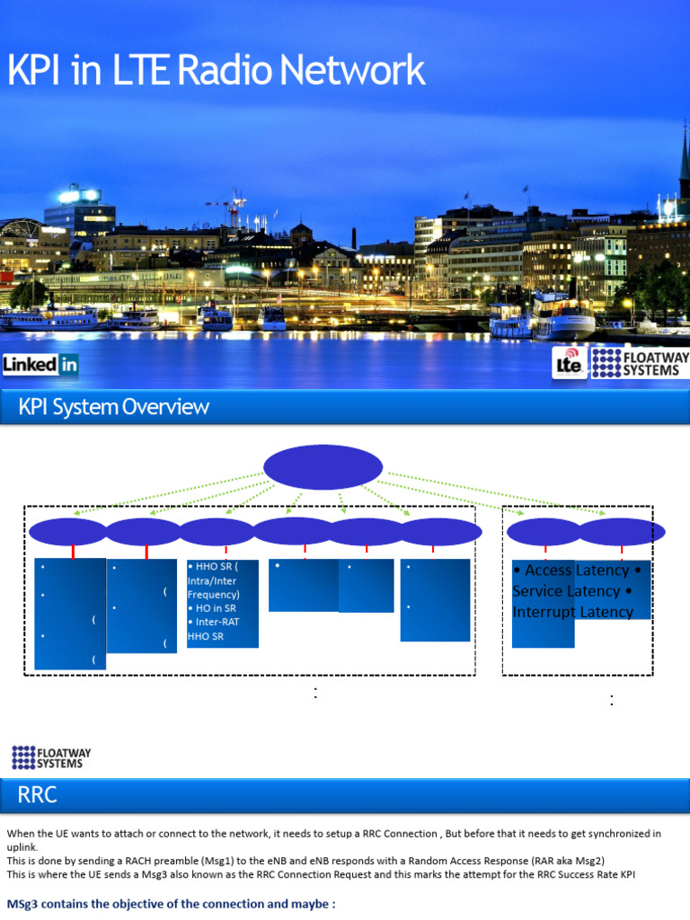 LTE KPI Radio Network | PDF | Telecommunications | Computing