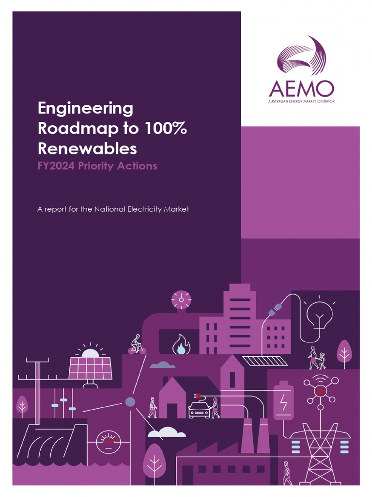AEMO - Engineering Roadmap To 100% Renewables. | PDF | Renewable Energy | Wind Power
