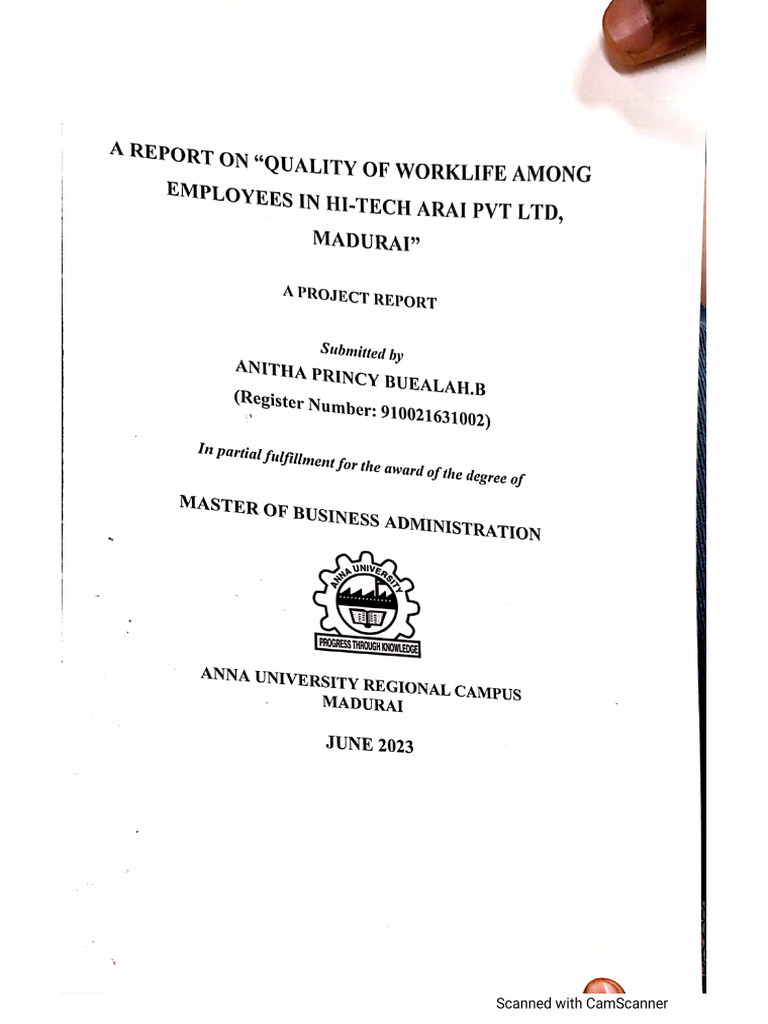 HR Project Reference | PDF