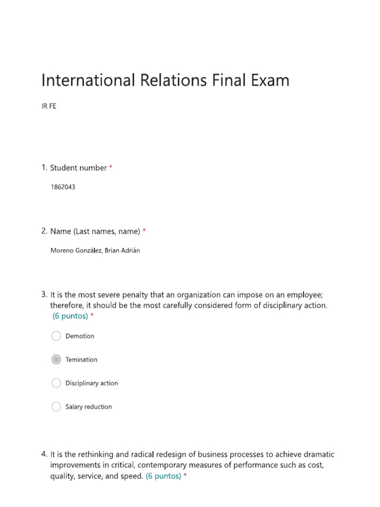 Final Exam IR | PDF