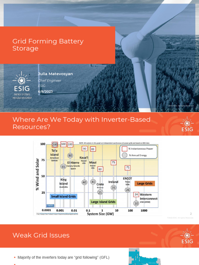 Grid Forming Battery Solutions for Stability | PDF | Electrical Grid ...
