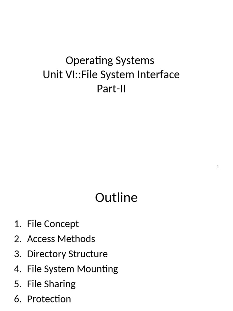 Files Concepts | PDF | Computer File | File System