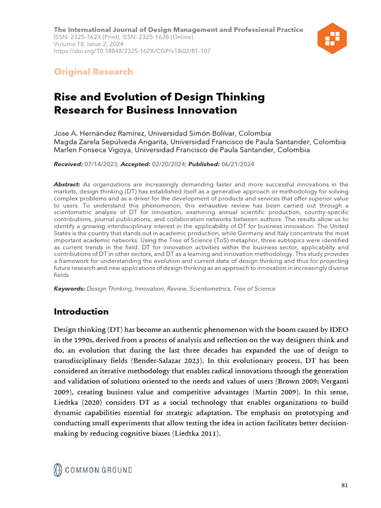 Out DT Rise and Evoluition | PDF | Innovation | Creativity