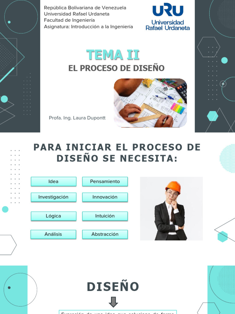 Tema II-Int. Ing. El Proceso de Diseño Tedioso | PDF | Diseño | Ingeniería