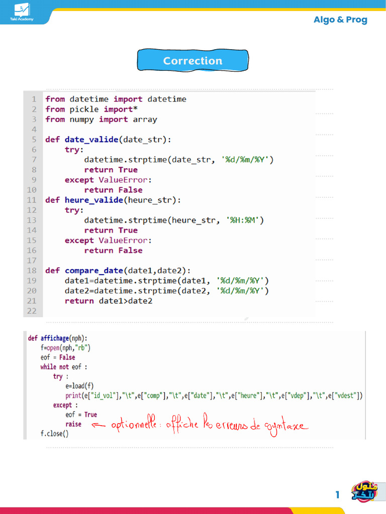 671028f4526d1 - CORRECTION-Les Fichiers - Python | PDF