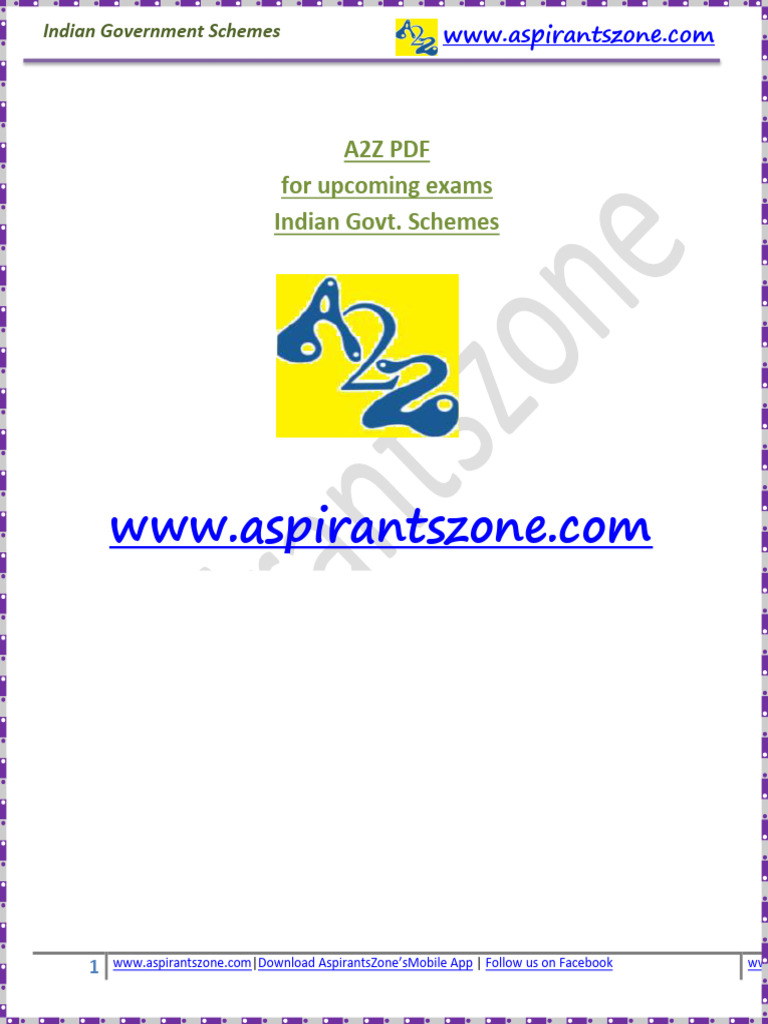 List of The Indian Government Schemes Gavhdl | PDF | Government Of ...