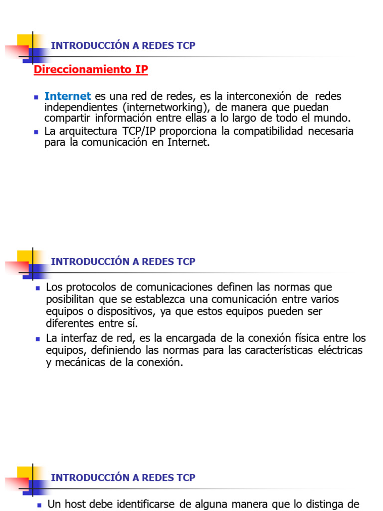 Clase 5 Telematica Basica - 2024 A | PDF | Dirección IP | Protocolos de internet