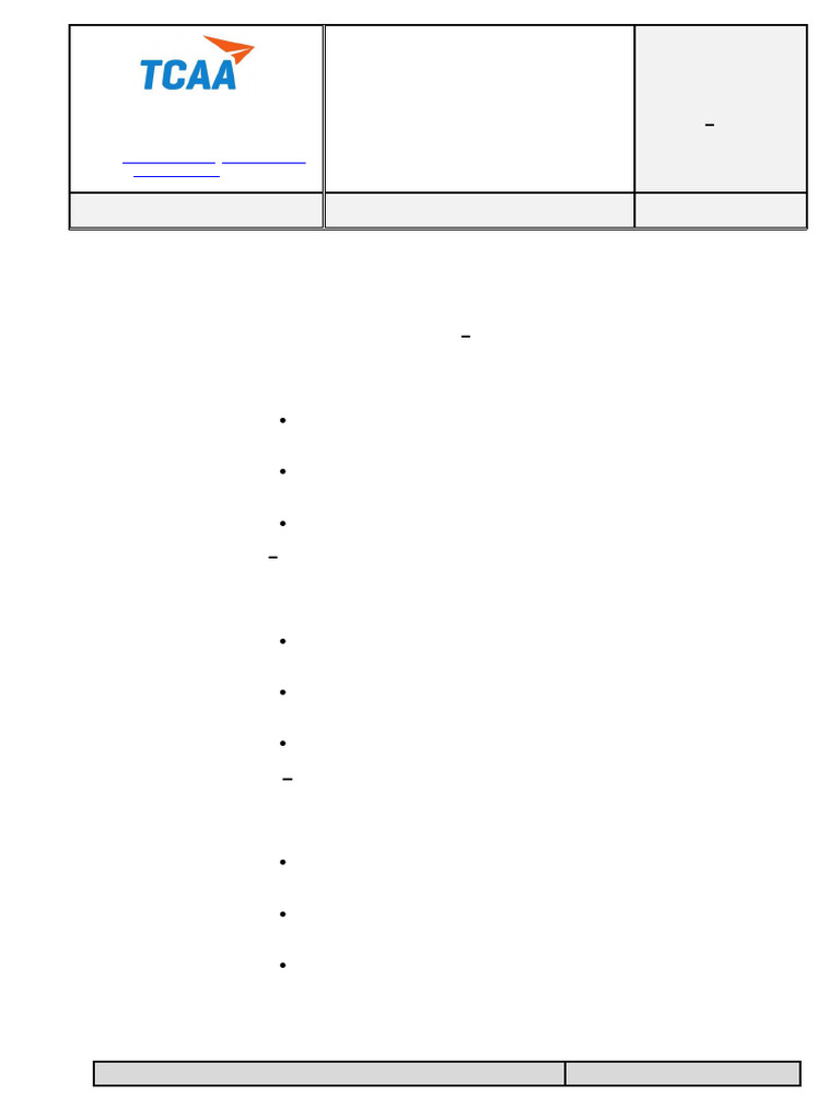 TCAA NOTAMS | PDF | Aviation | Tanzania