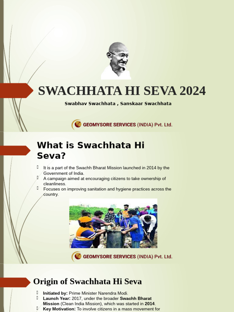 SWACHHATA HI SEVA 2024 | PDF