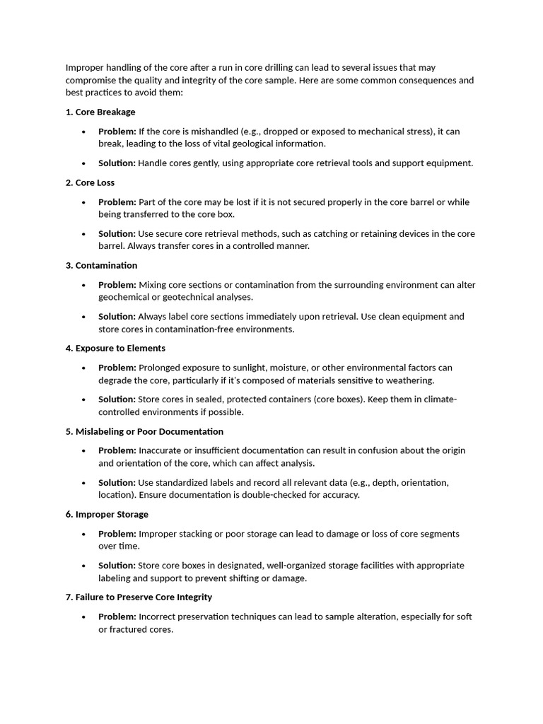 ppt core drill | PDF | Geology