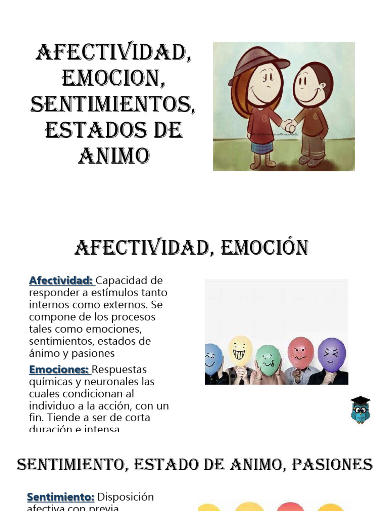 Afectividad, Emocion, Sentimientos, Estados de | PDF
