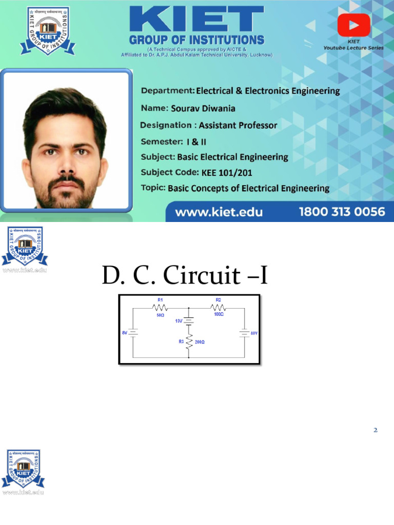 DC Circuits 1 | PDF | Electrical Network | Direct Current