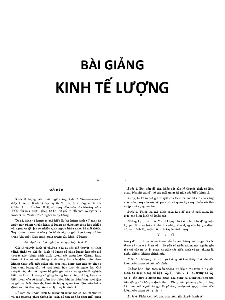 Kinh Te Luong - Dai Hoc | PDF