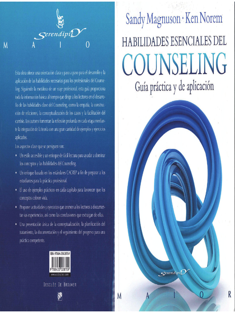 LIBRO Habilidades Esenciaes Del Counseling - Sandy Magnuson - Ken Norem ...