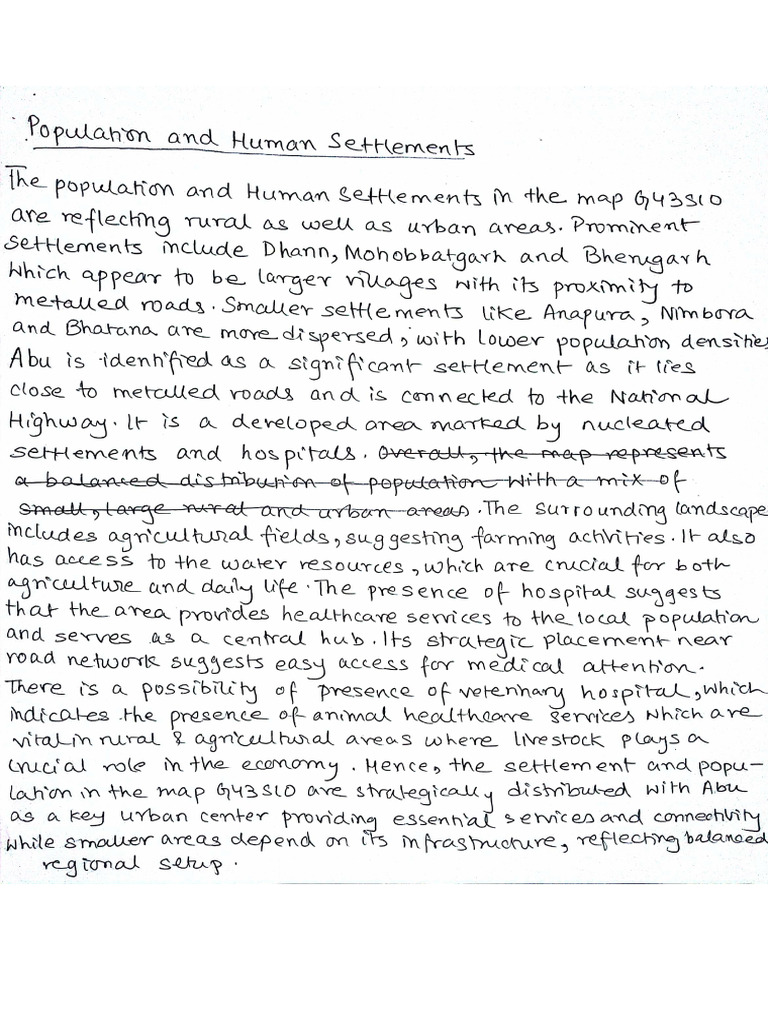 Topo Sheet Writing | PDF