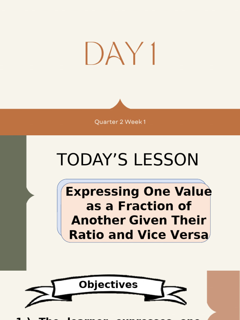 MATH 6 Q2 WEEK 1 - Shared To DTC by Ma'Am Helen D. Canono | PDF | Ratio