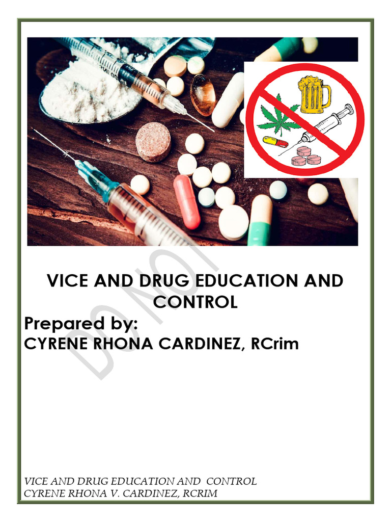Cdi 7 Module Cardinez 2024 2025 | PDF | Cigarette | Illegal Drug Trade