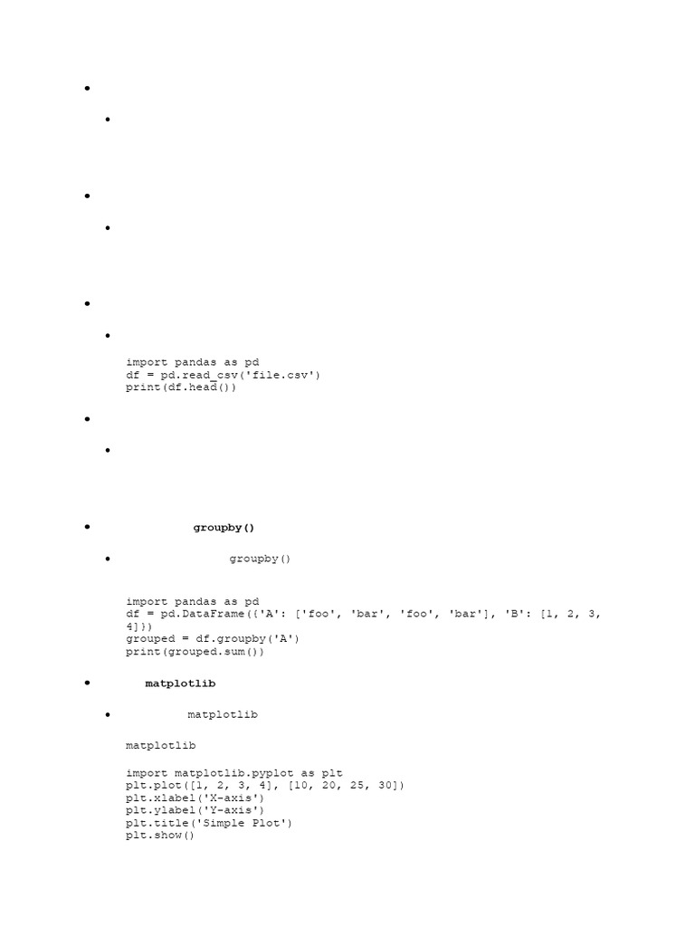 Fungsi dan Kegunaan Library Pandas | PDF | Metode & Bahan Ajar