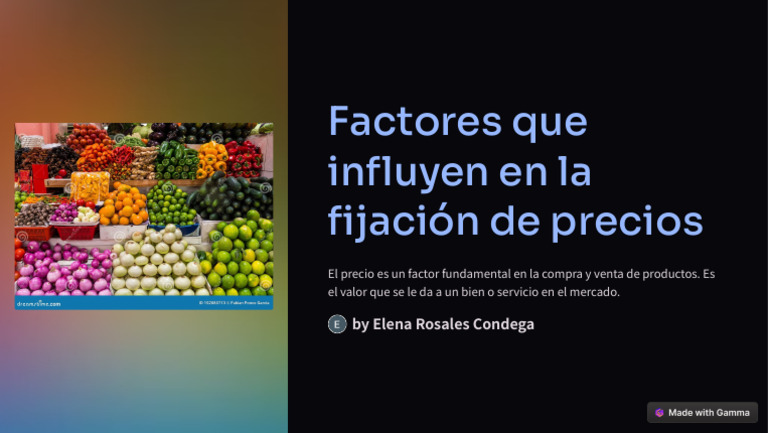 Factores Que Influyen en La Fijacion de Precios | PDF