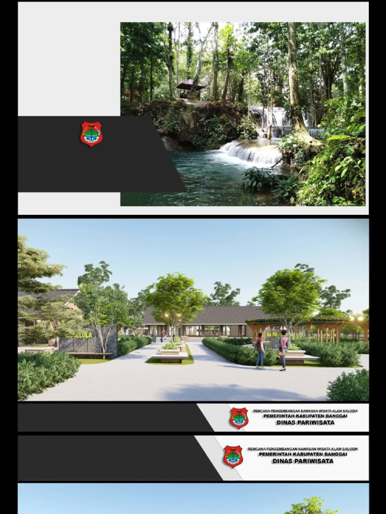 Desain Master Plan Wisata Alam Salodik | PDF