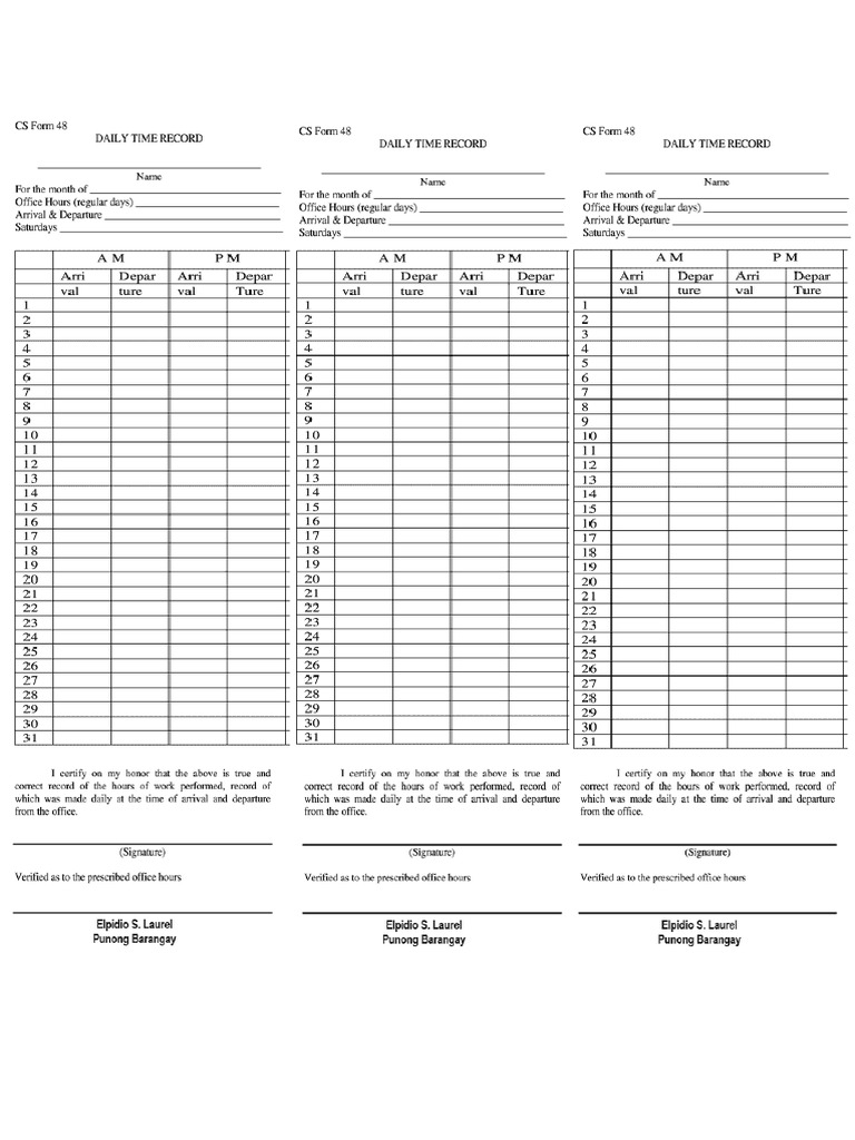 DTR Plain | PDF