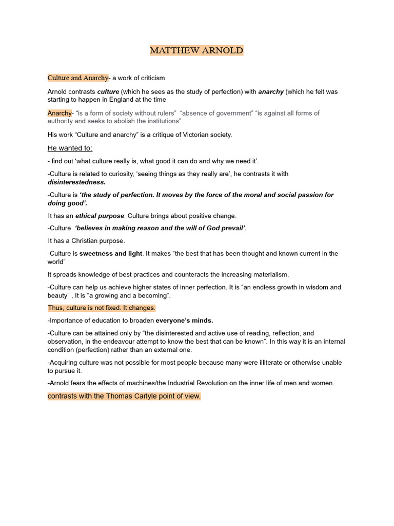 Matthew Arnold | PDF