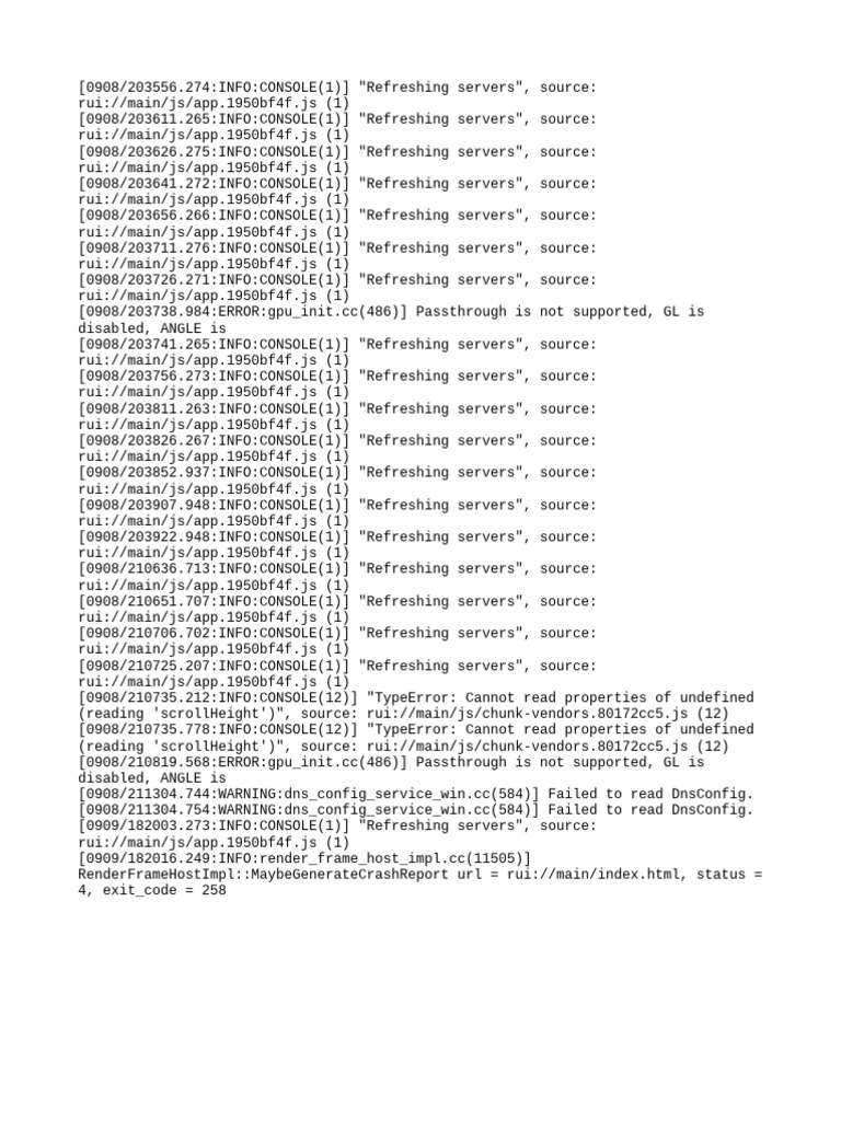 Cef Launcher Logs | PDF | Computers
