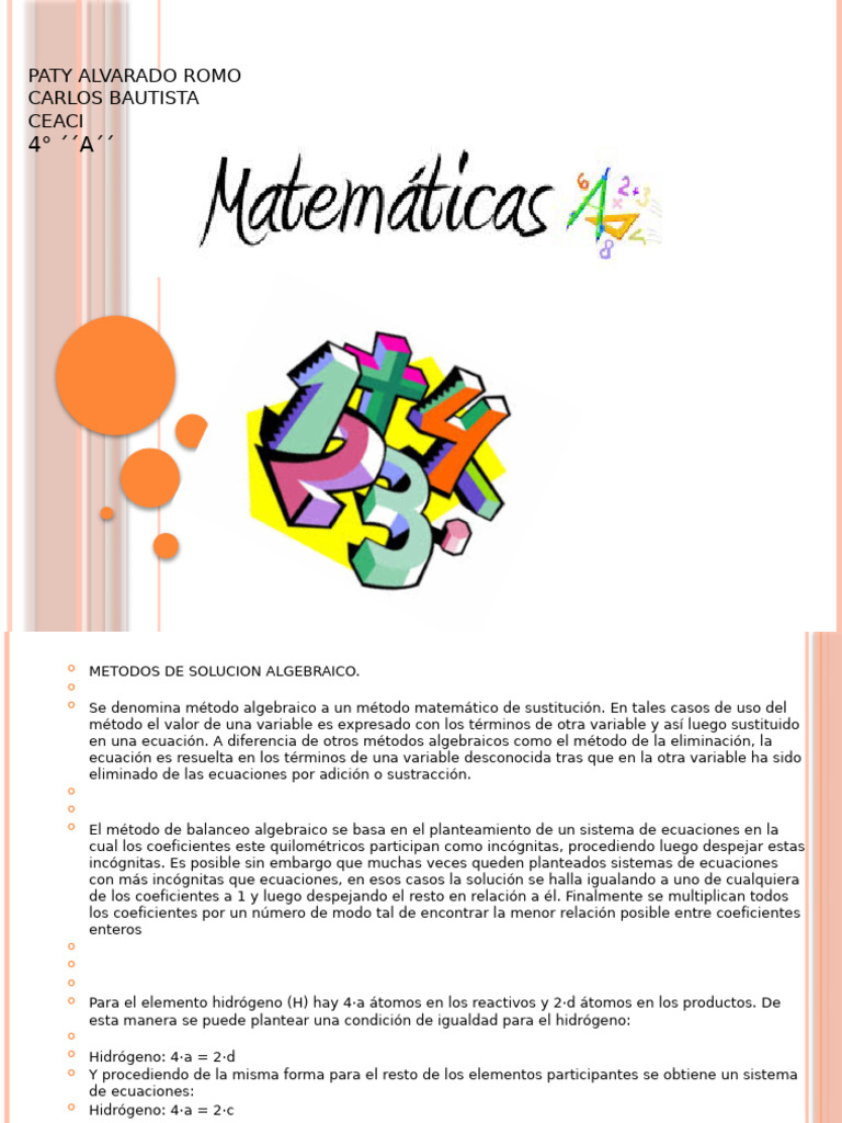 Matemáticas III - Paty Romo | PDF | Ecuaciones | Variable (Matemáticas)