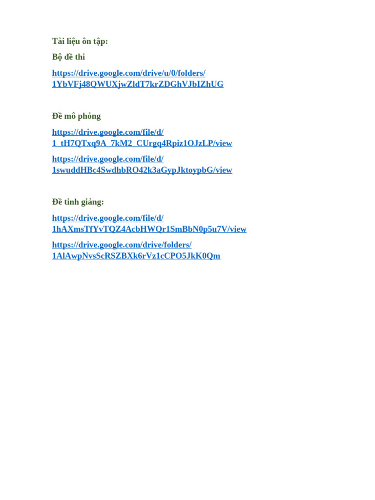 Tài Liệu Ôn Tập+ BTVN | PDF