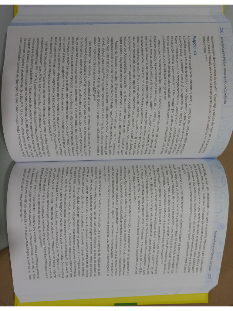 Terapia Pulpar Pág 206 e 207 | PDF