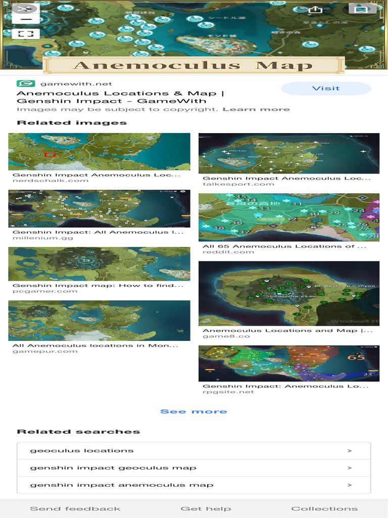 Genshin Impact Where To Get Anemoculus - Google Search | PDF