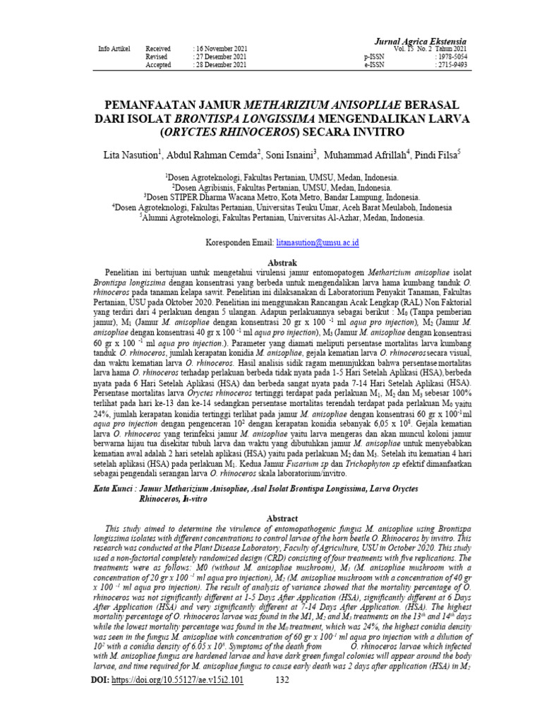 101-Article Text-906-3-10-20220209 | PDF | Griya & Taman | Sains ...