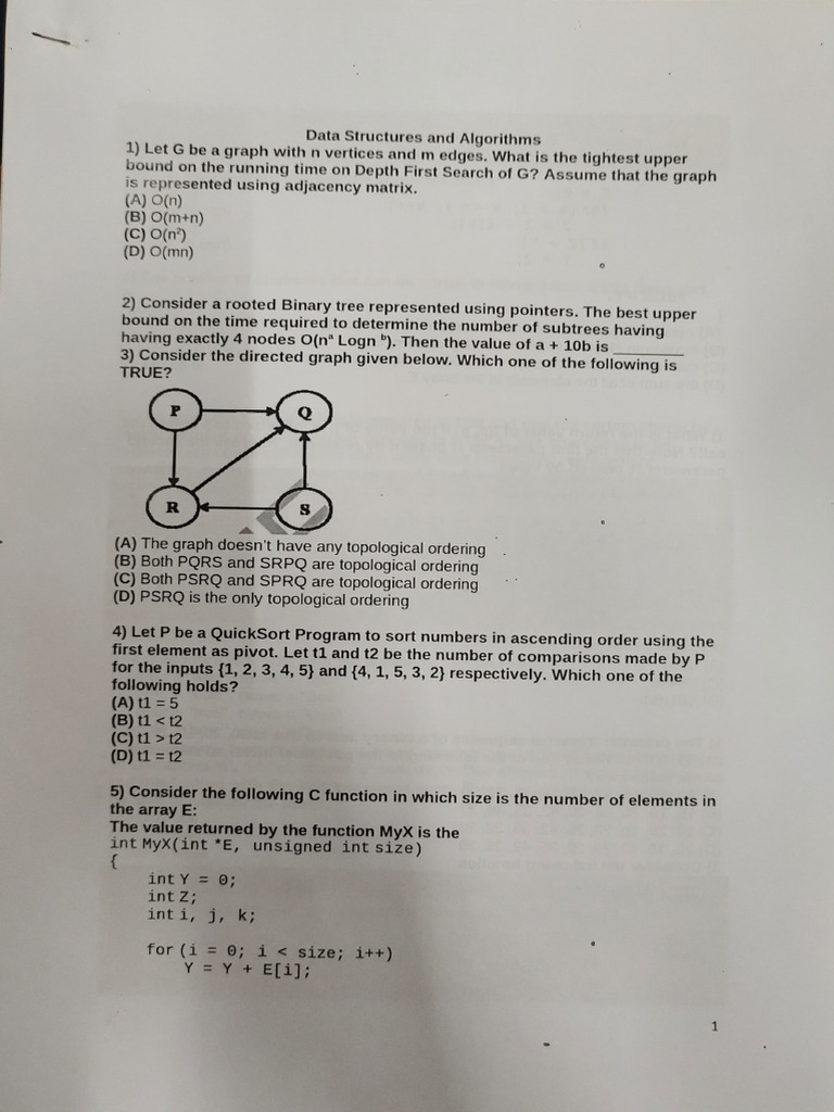 Data Structures and Algorithms | PDF | Algorithms And Data Structures ... Data Structures and Algorithms | PDF | Algorithms And Data Structures ...