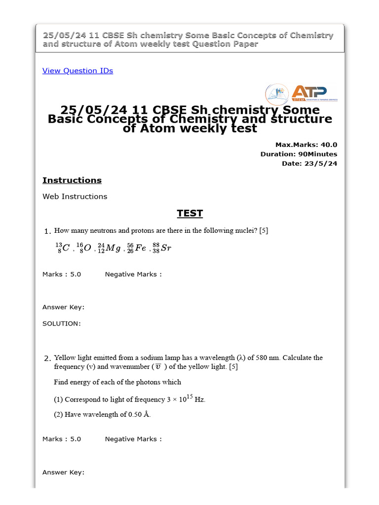25_05_24 11 CBSE Sh Chemistry Some Basic Concepts of Chemistry and ...